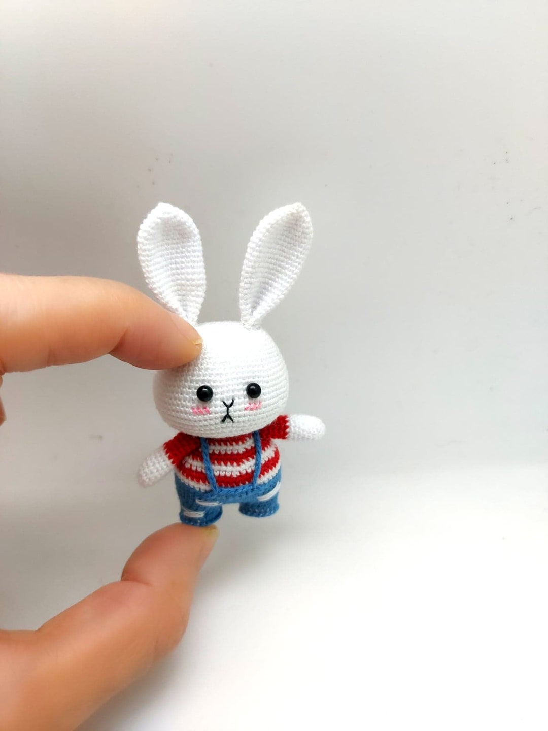Mini Bunny, Miniature Bunny Tiny Doll, Miniature Doll, Pocket Pal. - Etsy