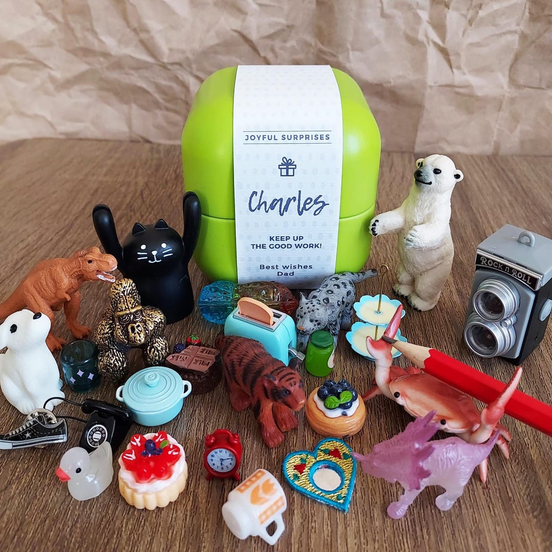 Personalized Joyful Surprise Box, Miniature Trinket Box, Mini Treasure ...