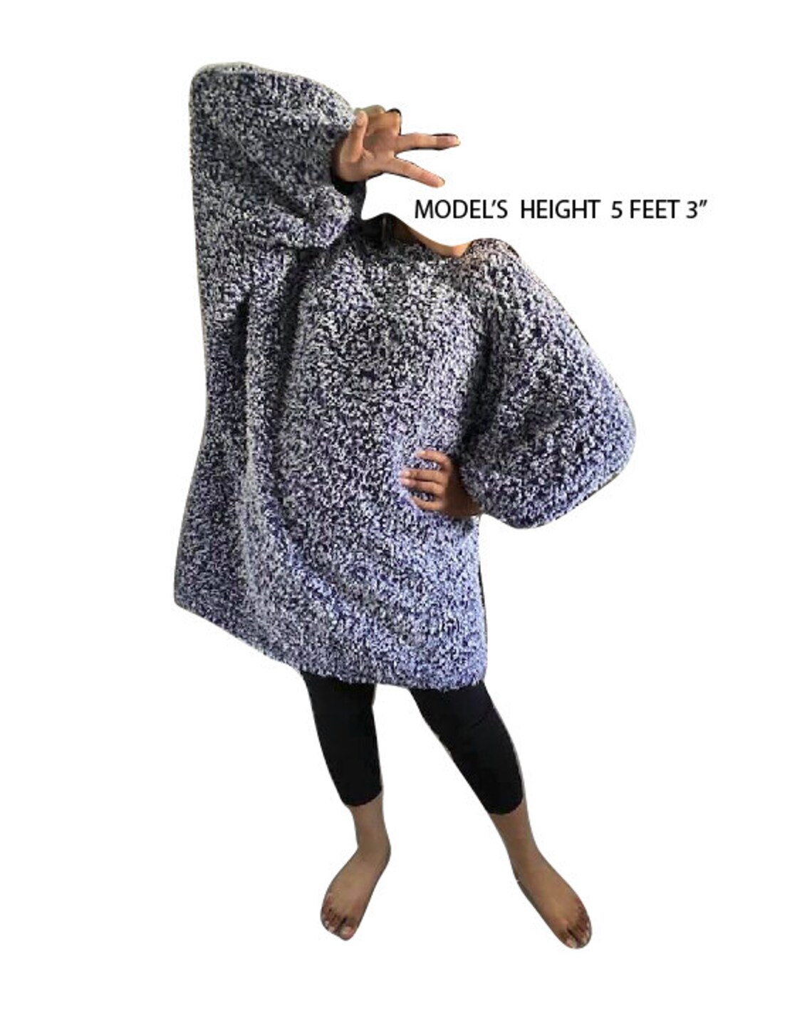 PDF Sewing Pattern for Blanket Hoodie Gown *one Size Fits Everyone ...