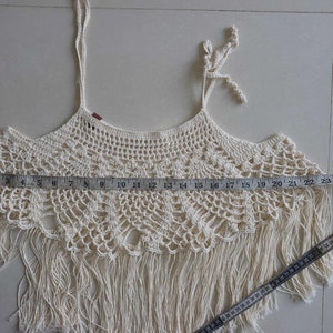 Macrame Top,handmade,comfy,casual.swimsuit Cover Up,boho,festival ...