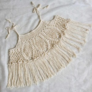 Macrame Top,handmade,comfy,casual.swimsuit Cover Up,boho,festival ...