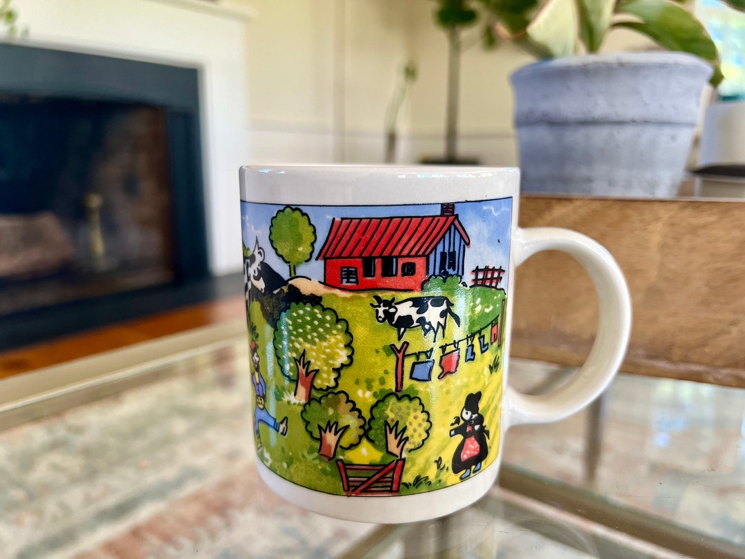 Gibson Cottage Mug Cute Country House Design, Gibson Greetings Small ...