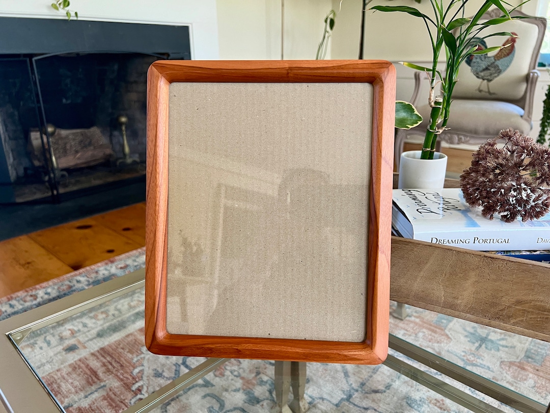 Vintage Mid Century Modern Simple Wood Picture Frame, 8 X 10, Danish ...