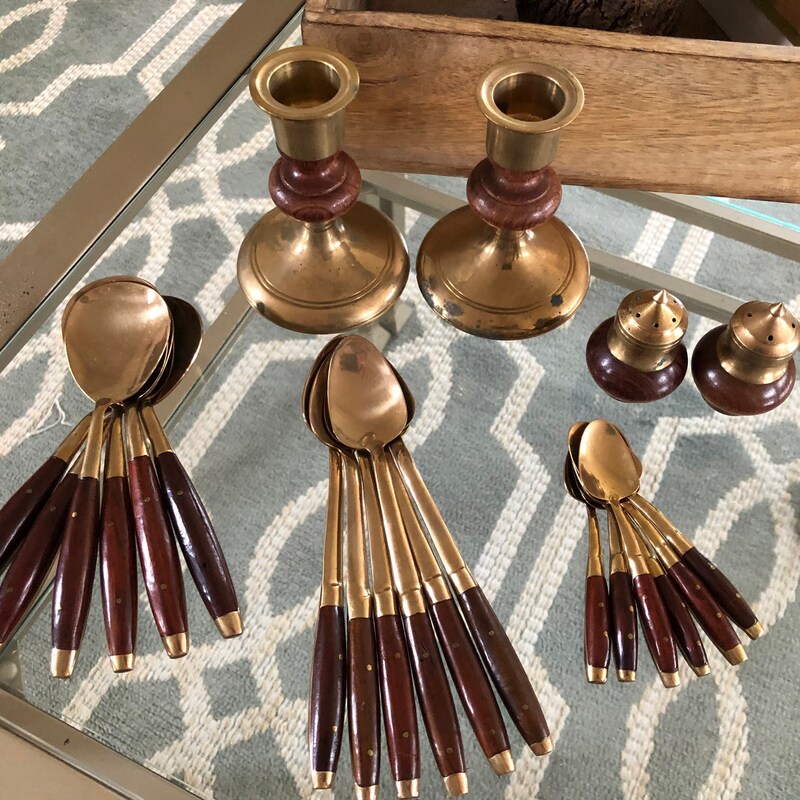Brass Salt Spoon - Etsy