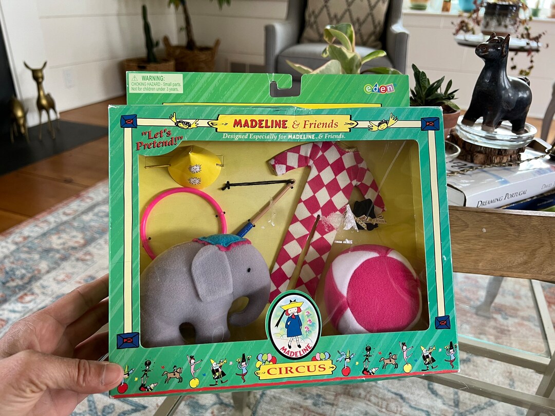 Vintage Madeline & Friends Circus Pretend Play Set, Eden Toys Play ...
