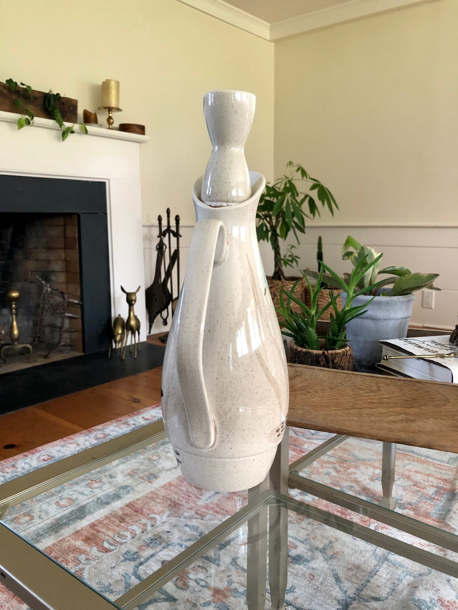 1950s Red Wing Pottery Bob White Quail Pitcher with Stopper | Etsy