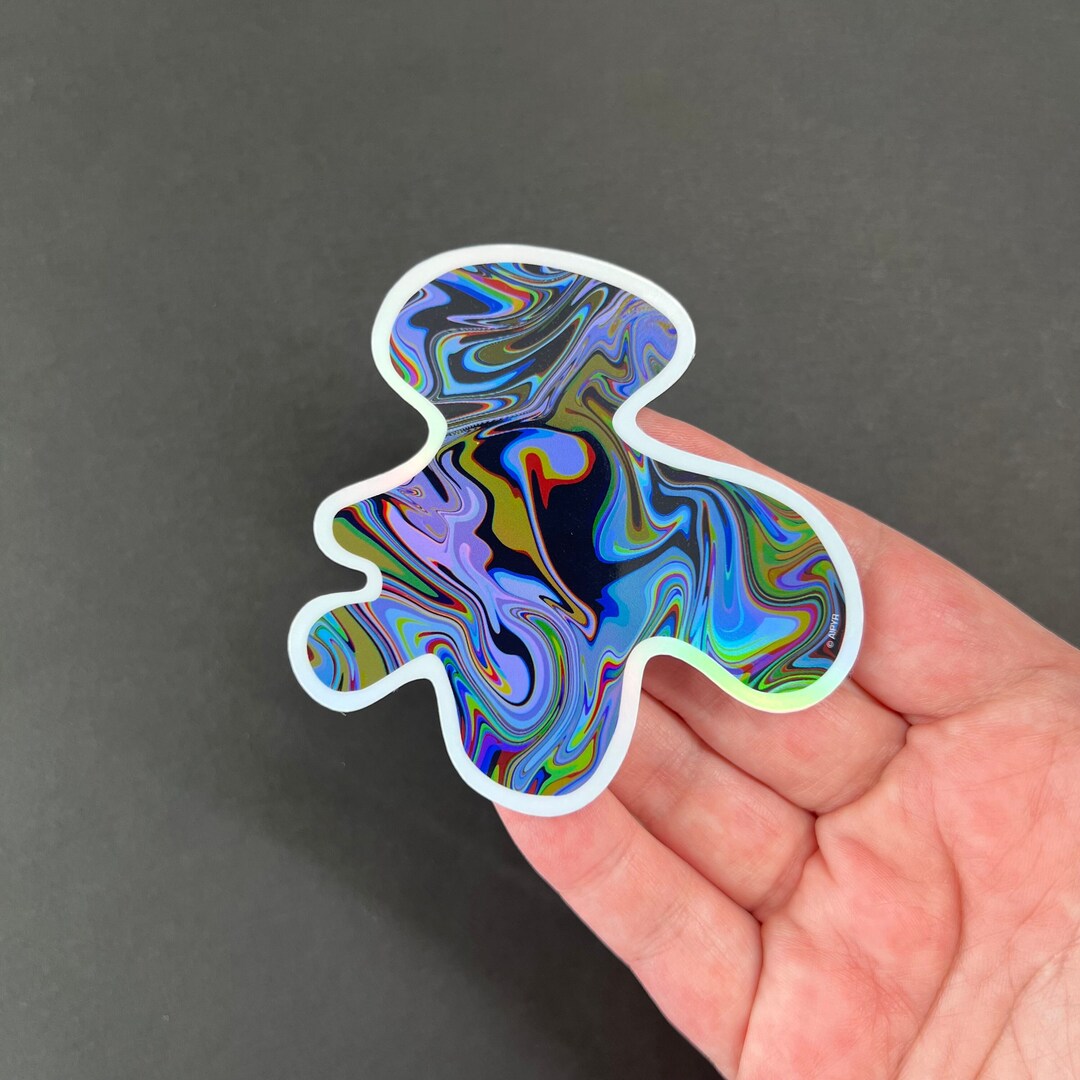 Chromatic Aberration Holographic Sticker - Etsy