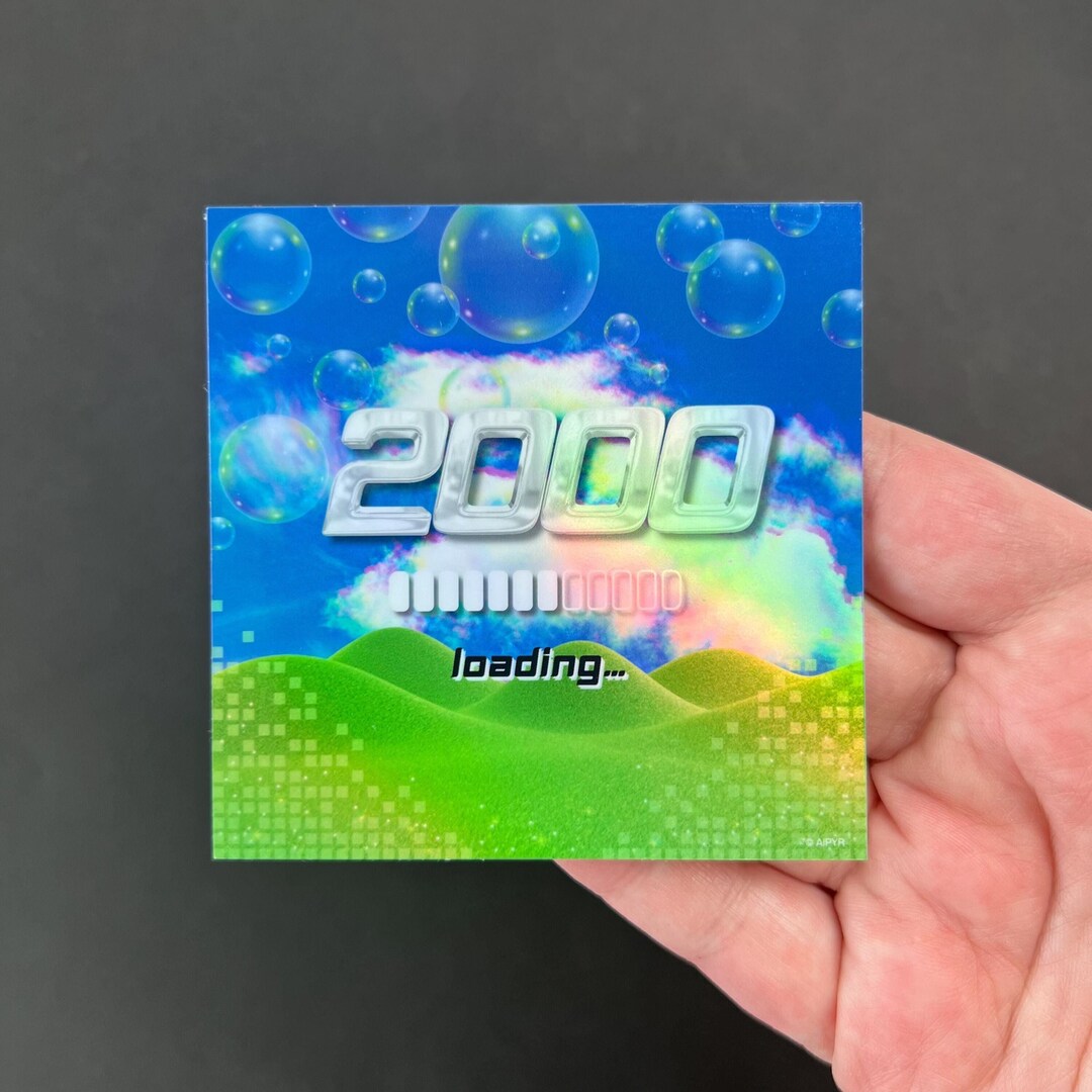 Y2K Loading Screen Sticker 90s Nostalgia Y2K Stickers Frutiger Aero ...