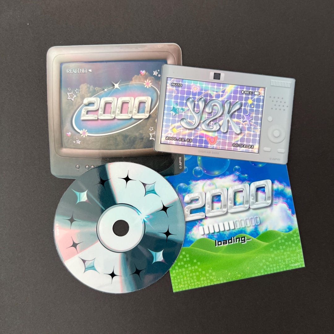 Y2K Sticker Pack - 90s Nostalgia - Retro Computer Stickers - Webcore ...