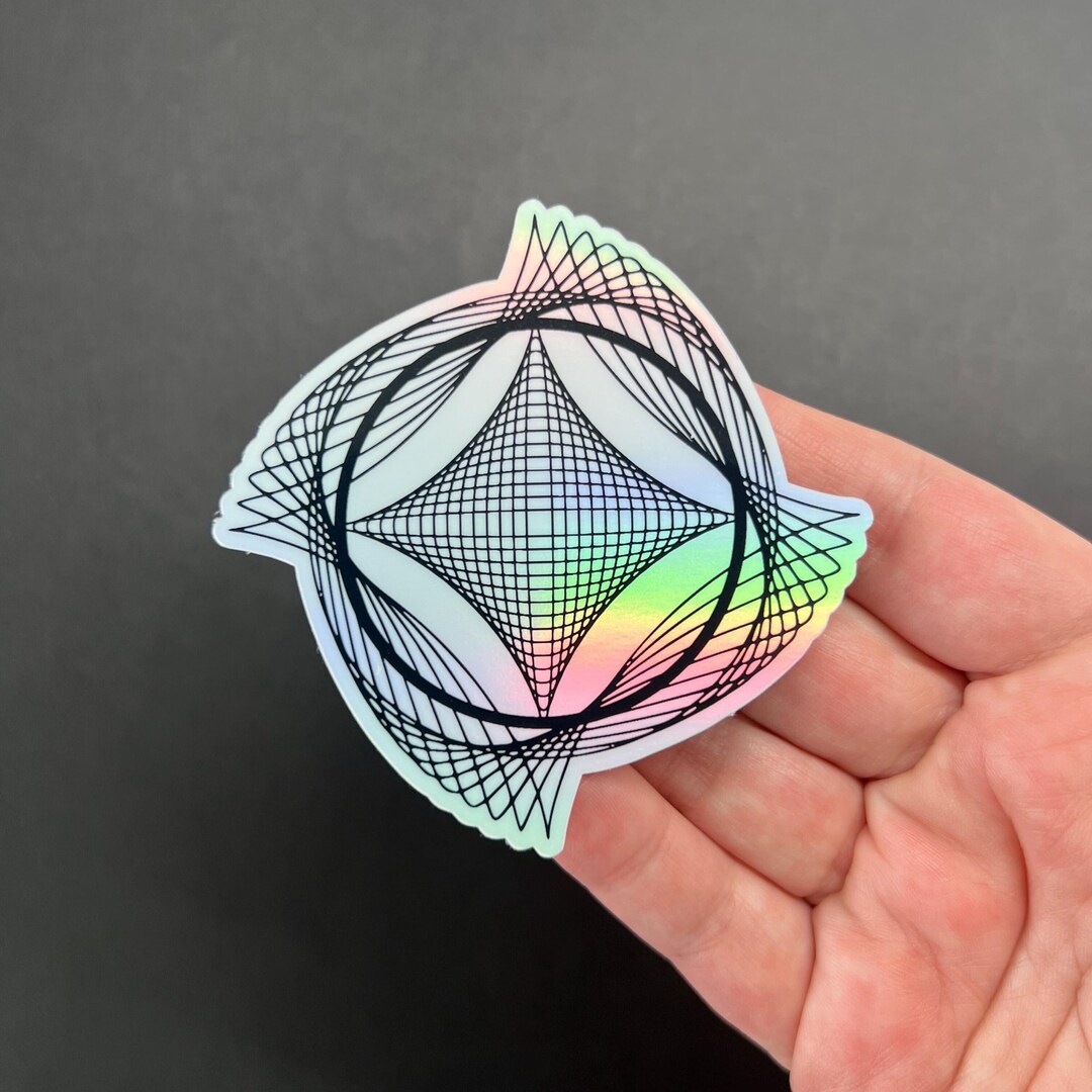 Minimalist Astroid Sticker Y2K Aesthetic Cool Laptop Stickers Black ...