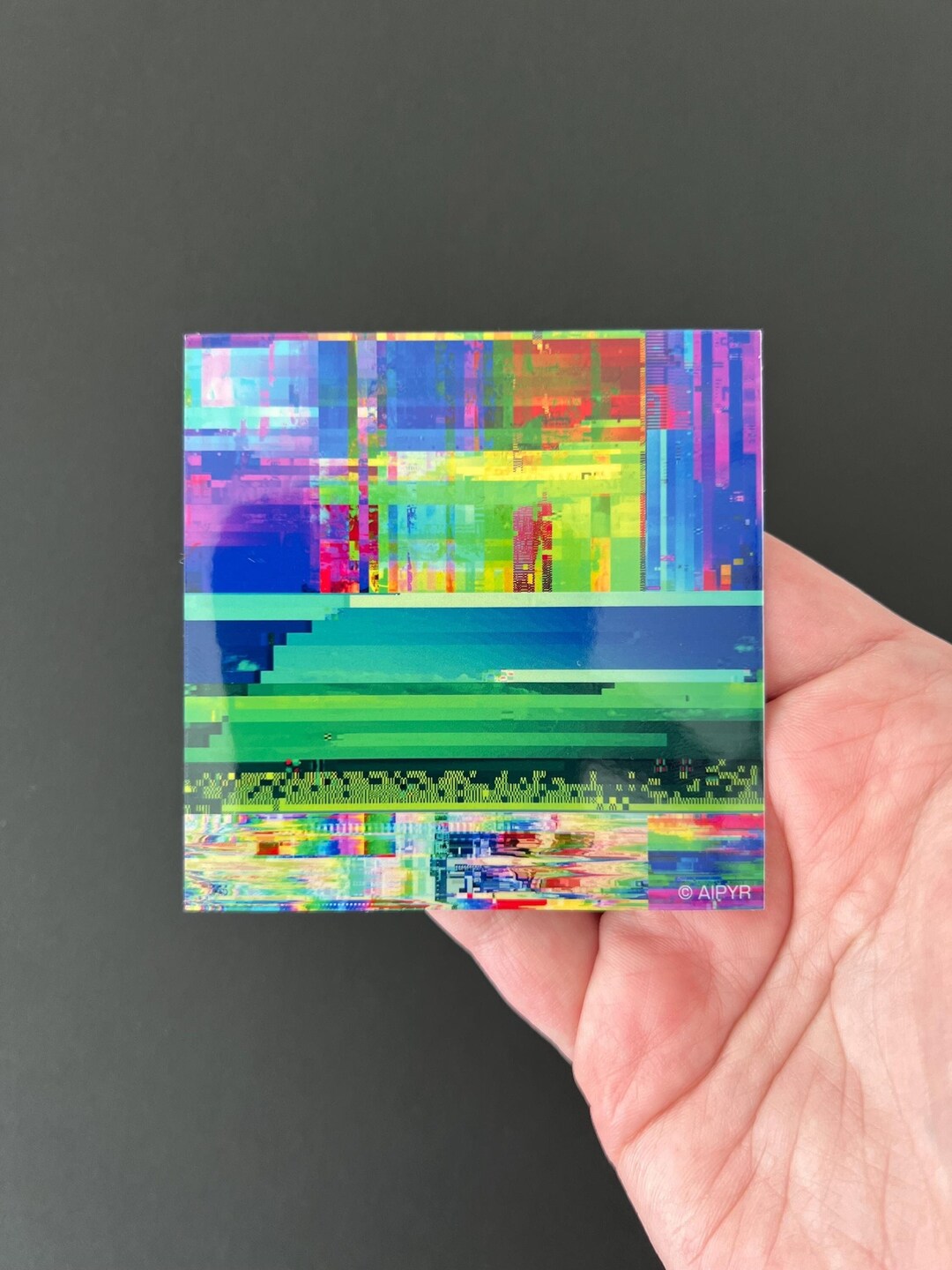 Fatal Glitch Sticker Glitch Art Trippy Stickers Abstract Tech Broken ...