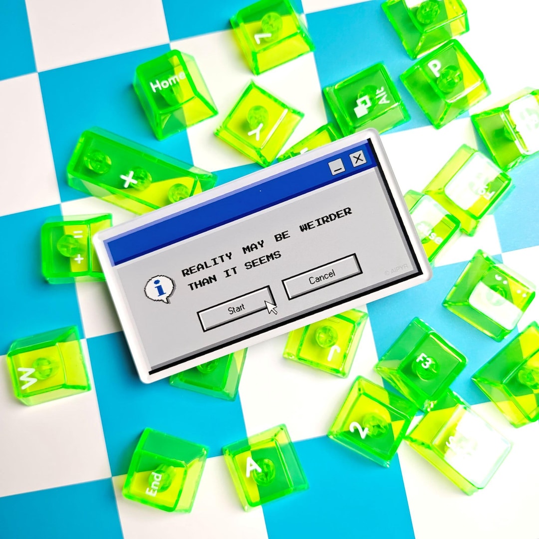90s Reality Computer Pop up Magnet, Retro Error Message, Y2K Decor - Etsy