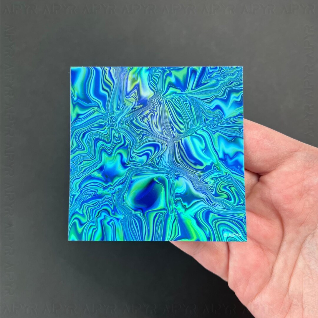 Cybercore Flux Holographic Sticker - Etsy