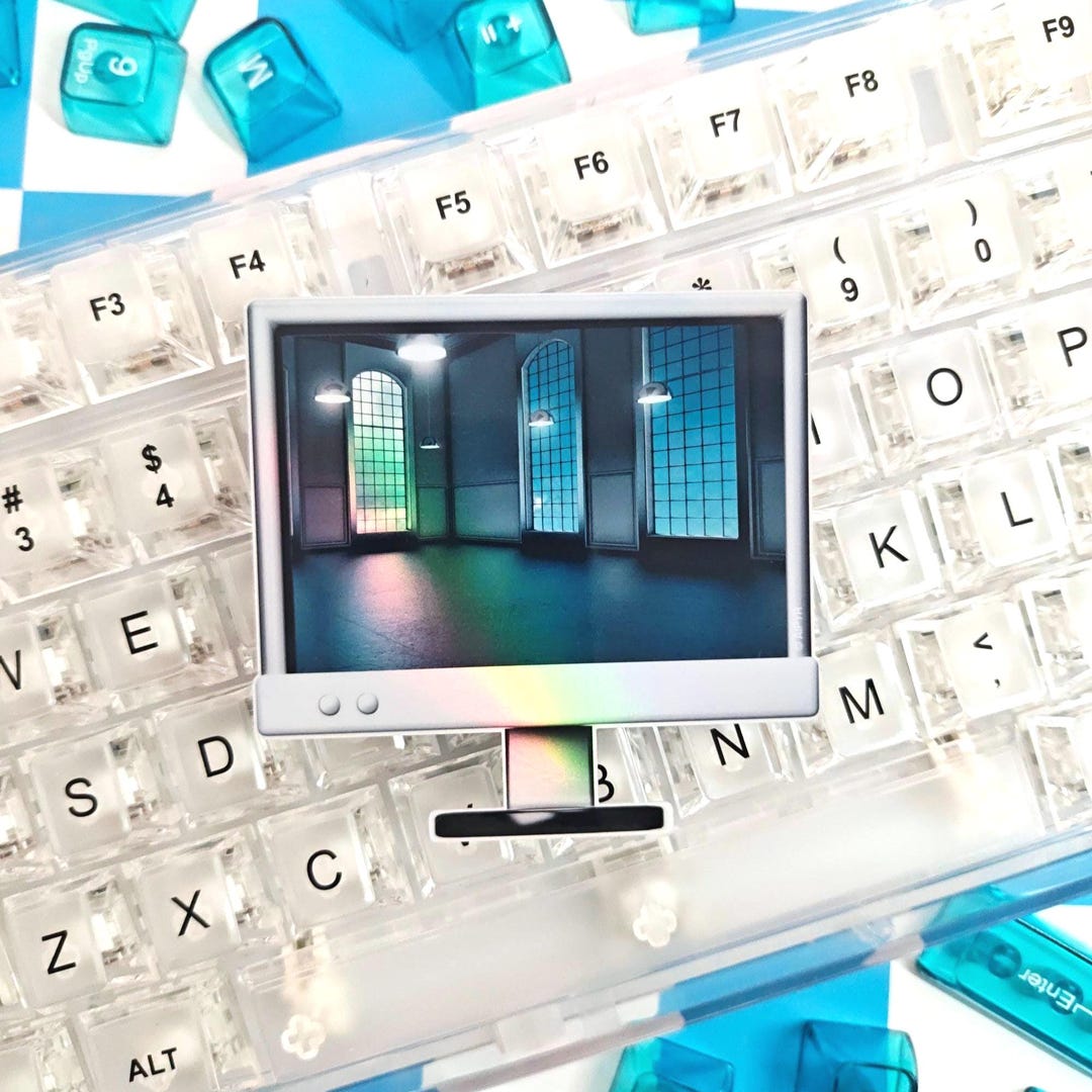 Liminal Space Computer Sticker | Dreamcore Art, Vaporwave Laptop Decal ...