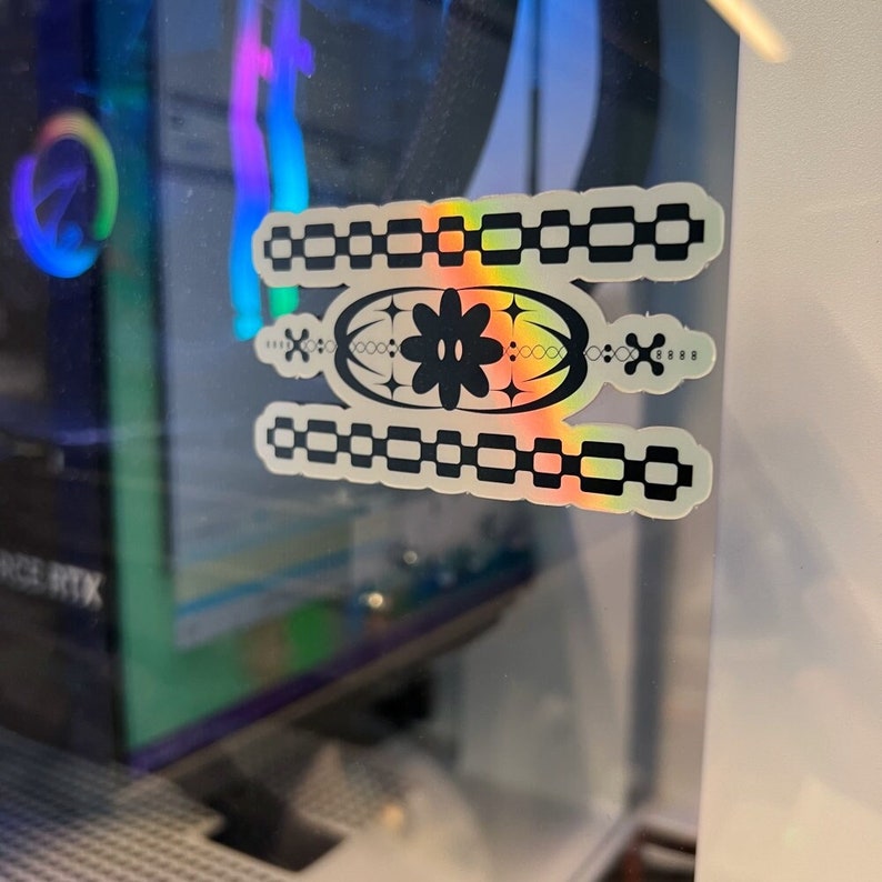 Y2K Aesthetic Holographic Sticker 2000s Nostalgia Chromecore Webcore ...