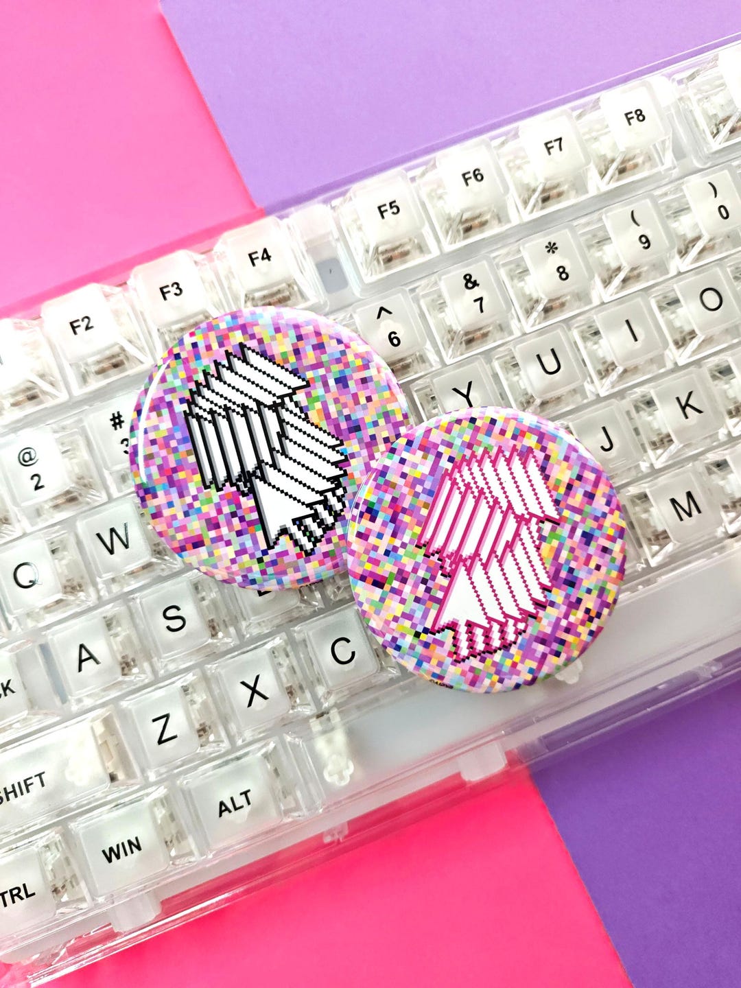 Pixel Art Glitch Cursor - Button / Magnet - 90s Retro Tech - Etsy