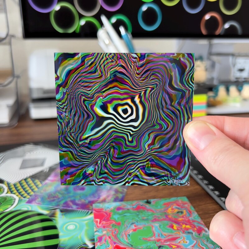 Trippy Sticker - Etsy