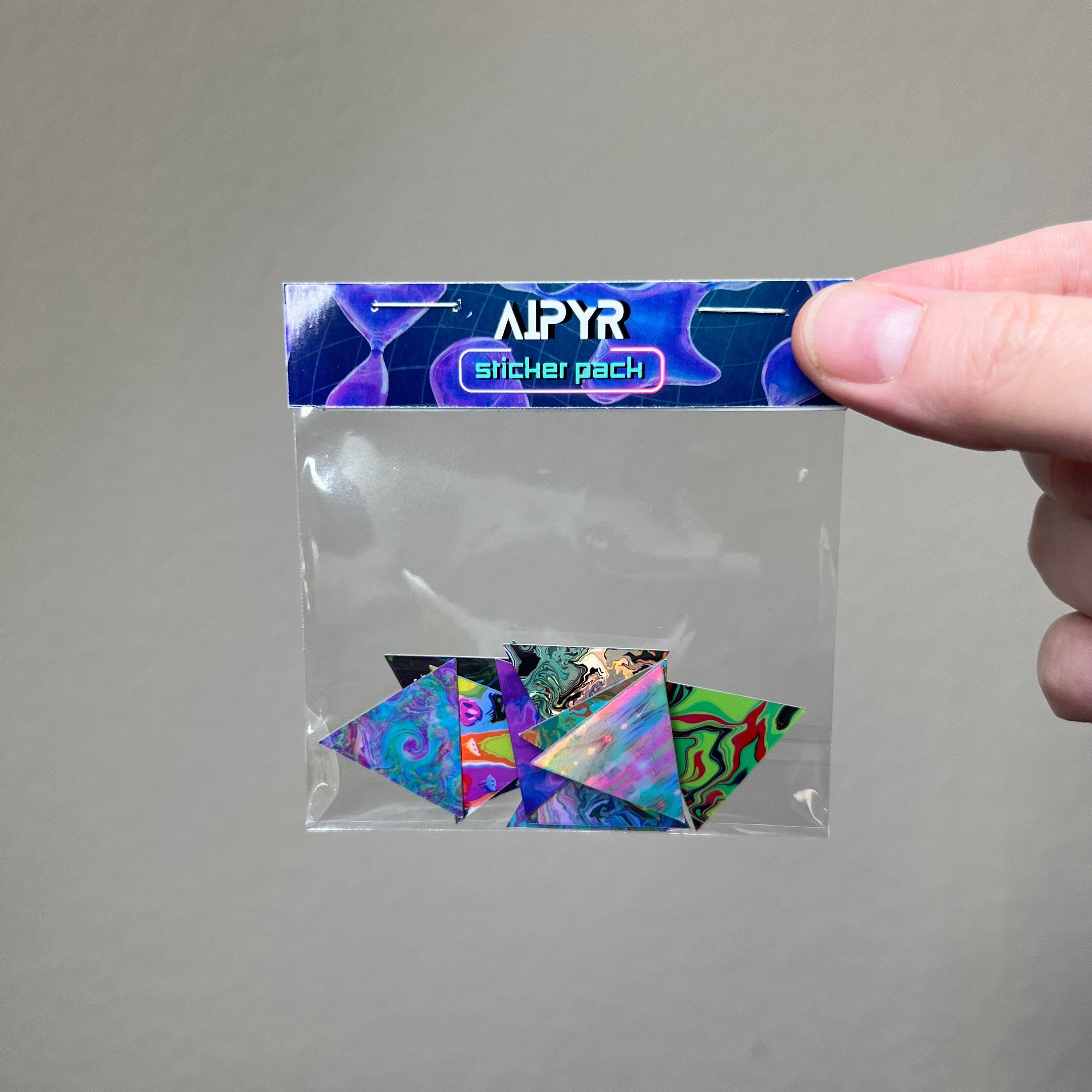 Mini Trippy Triangles Sticker Pack - Etsy