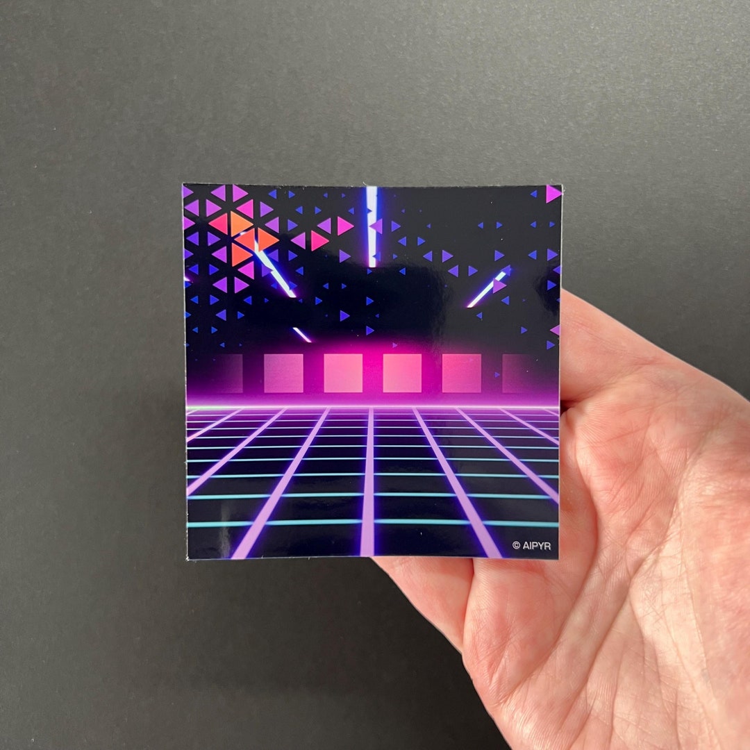 Vaporwave Escape Sticker Synthwave Vibes Cyberpunk Gift Cool Laptop ...