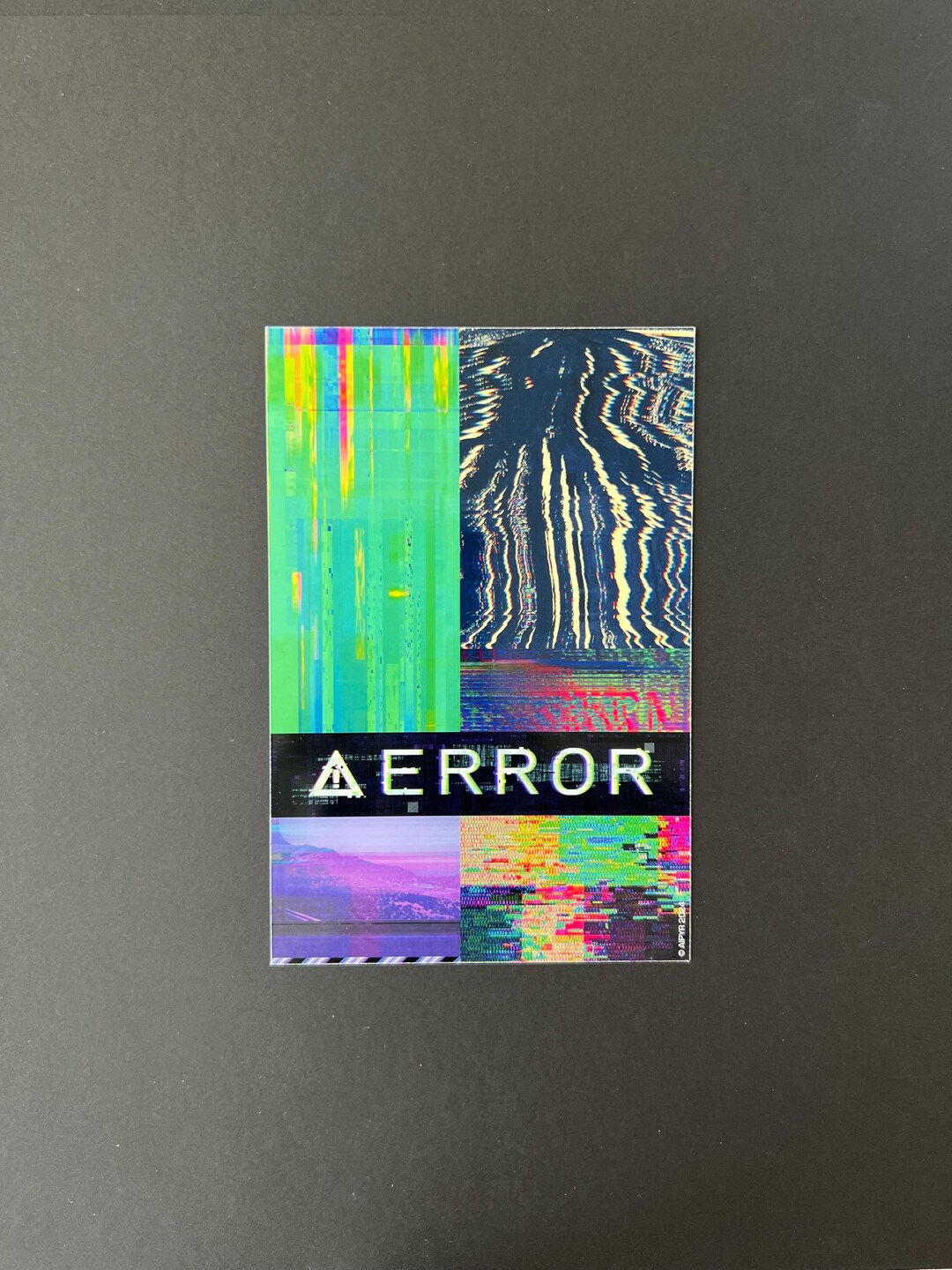 Error Glitch Art Print 4x6 Cyberpunk Art Print Glitchcore Aesthetic ...
