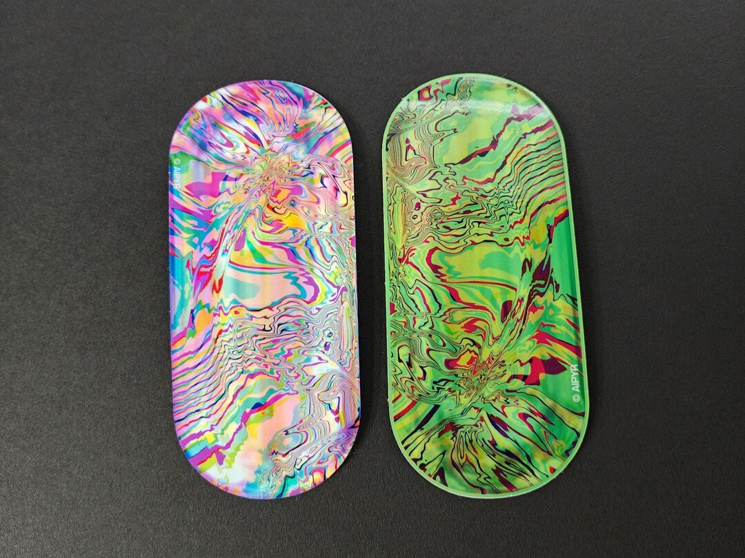 Trippy Pill Holographic Sticker - Psychedelic Art Stickers - Surreal ...