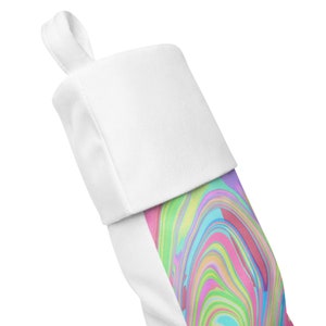 Trippy Bubblegum Swirl Trippy Christmas Stocking - Etsy