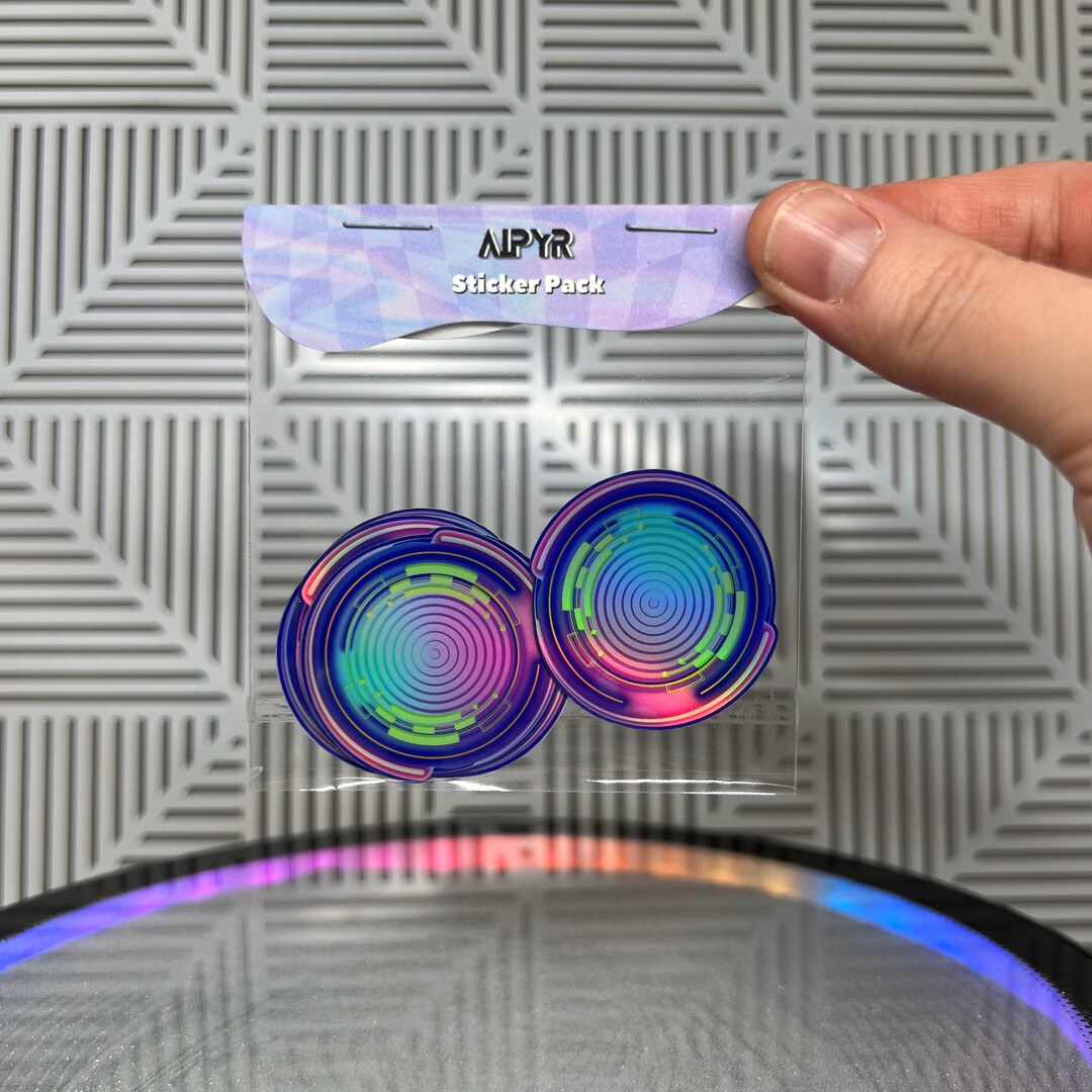 Cyber Circles Sticker Pack Cyberpunk Mini Vinyl Stickers Holo Stickers ...