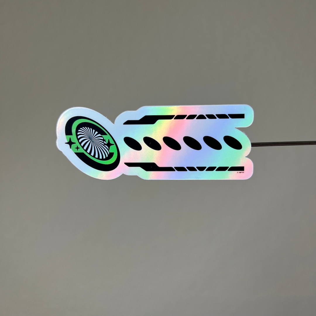 Y2K Cybercore Holographic Sticker - Etsy