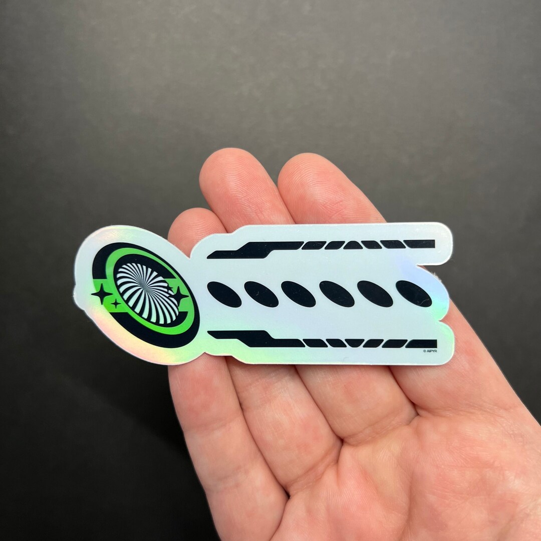 Y2K 2000s Cybercore Holographic Sticker - Etsy