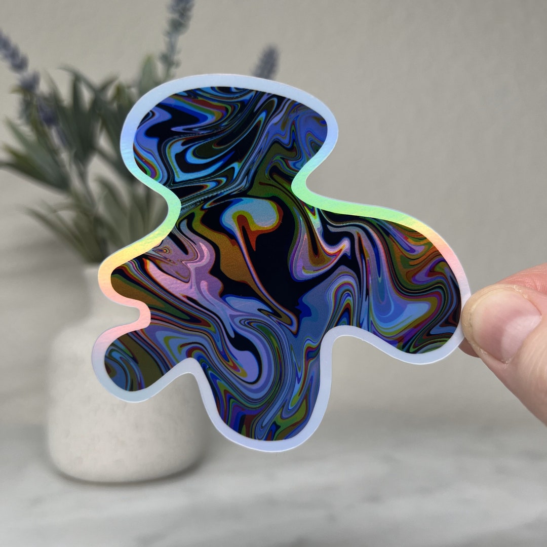 Chromatic Aberration Holographic Sticker - Etsy