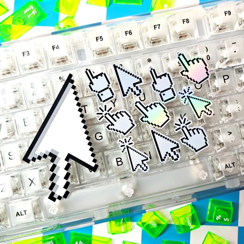 Retro Computer Cursors Mini Sticker Pack | 1 Inch Filler Stickers - Etsy