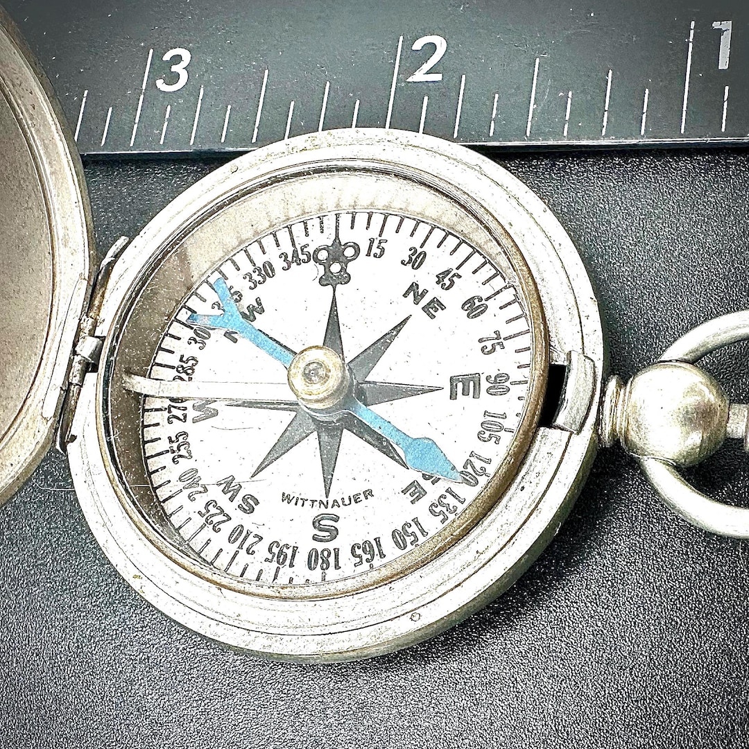 50% OFF! Rare, Antique Wittnauer WWII Army Military Pocket Compass ...