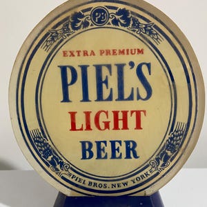 Vintage Extra Premium Pile’s Light Beer Sign - Etsy