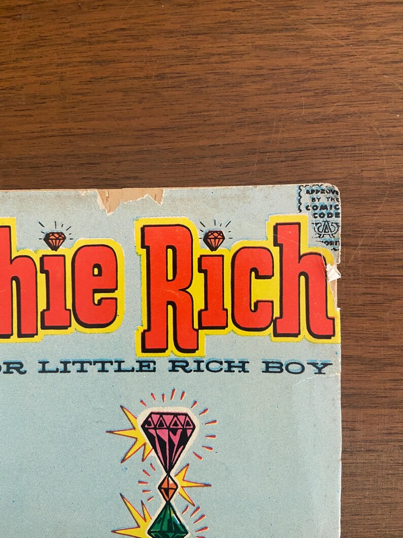 Vintage Collectible Comic Books; Richie Rich Series #126 1960 1st ...