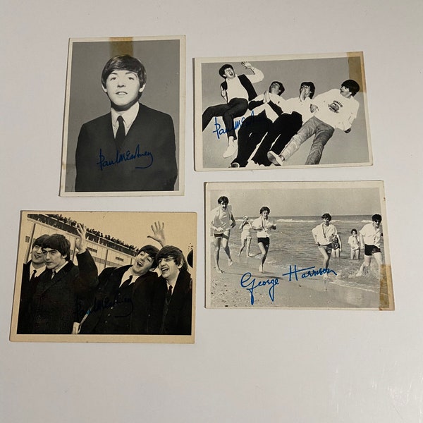 Beatles Cards - Etsy