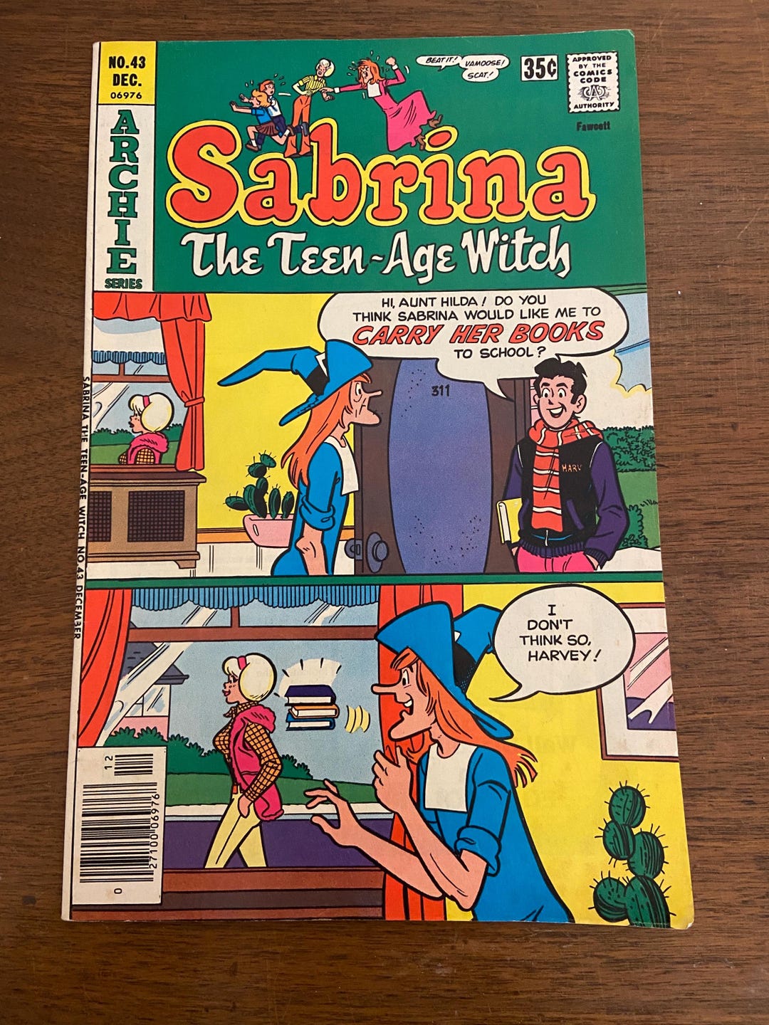 Vintage Collectible Comic Books; Sabrina the Teen-age Witch No.43 (1977 ...