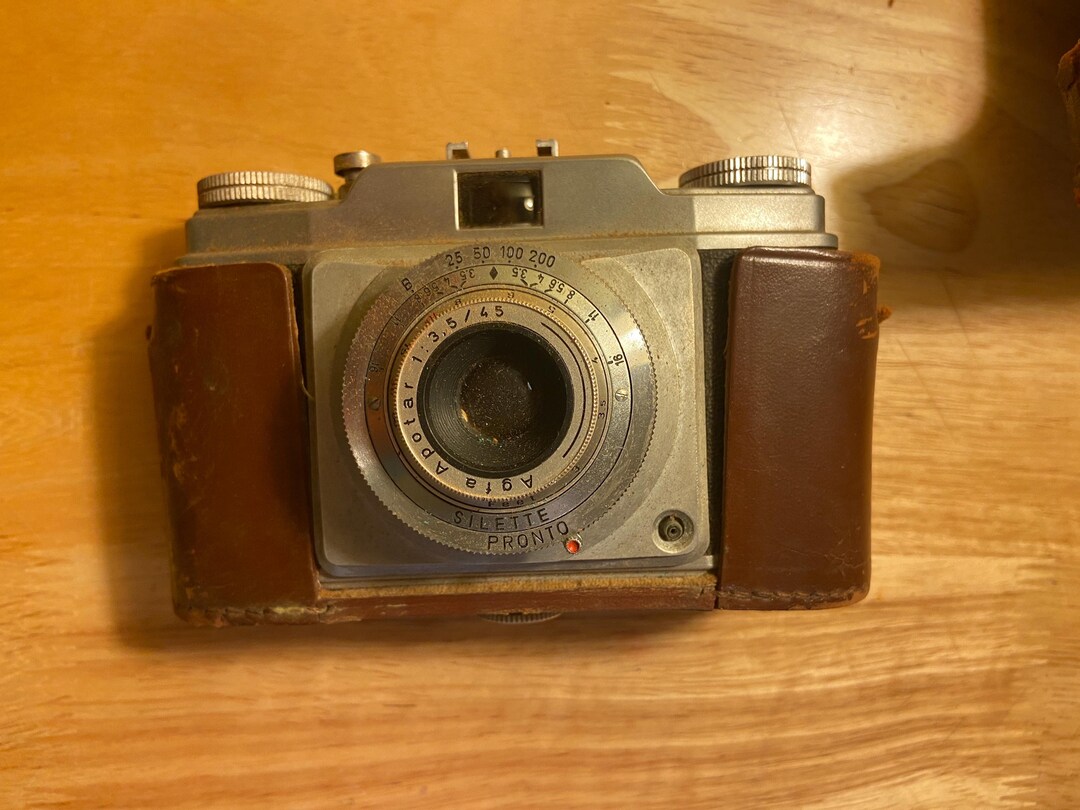 Vintage 1960s Agfa Silette Pronto Camera in Leather Case - Etsy