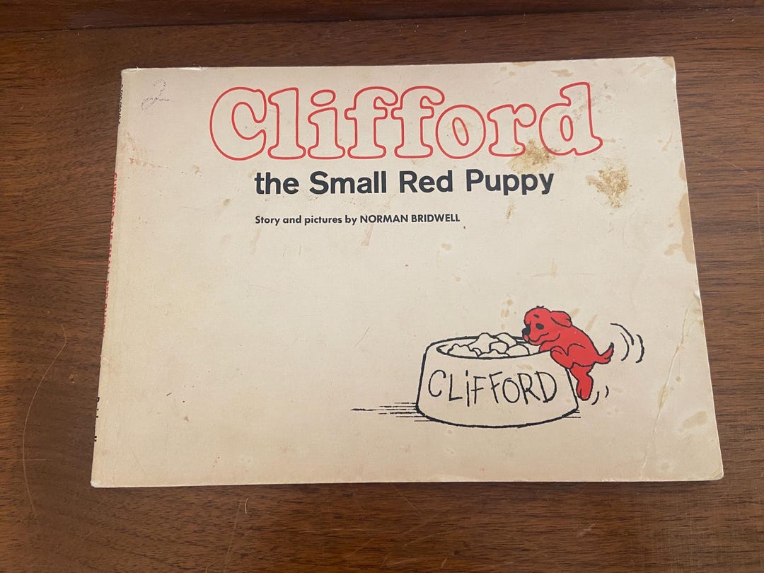 Collectible Book; Clifford the Small Red Puppy (1972) by Norman ...
