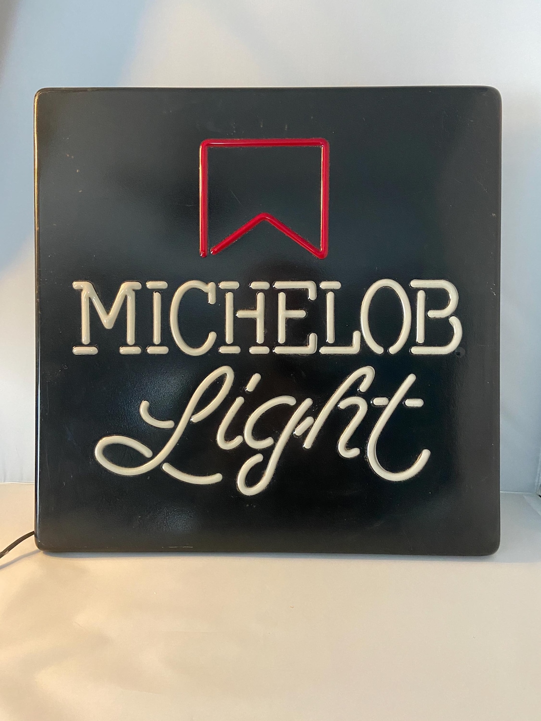 Vintage Michelob Light Lighted Beer Sign Man Cave Tested - Etsy
