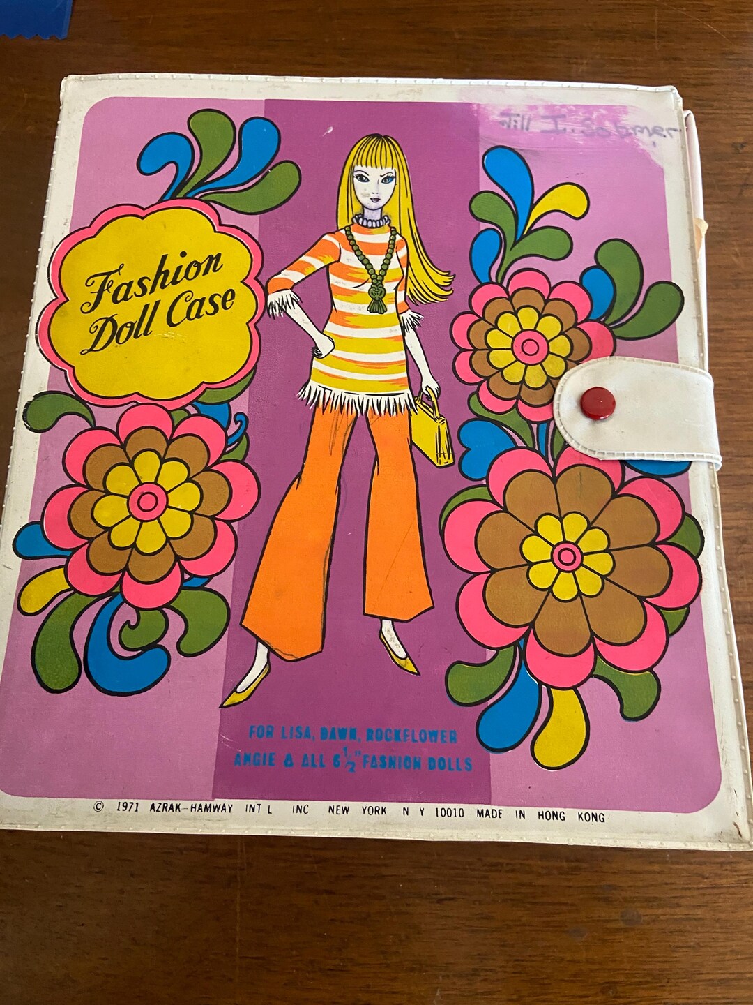 Rare Vintage Barbie Dolls: Pink 1971 Fashion Doll Case Azrak Hamway ...
