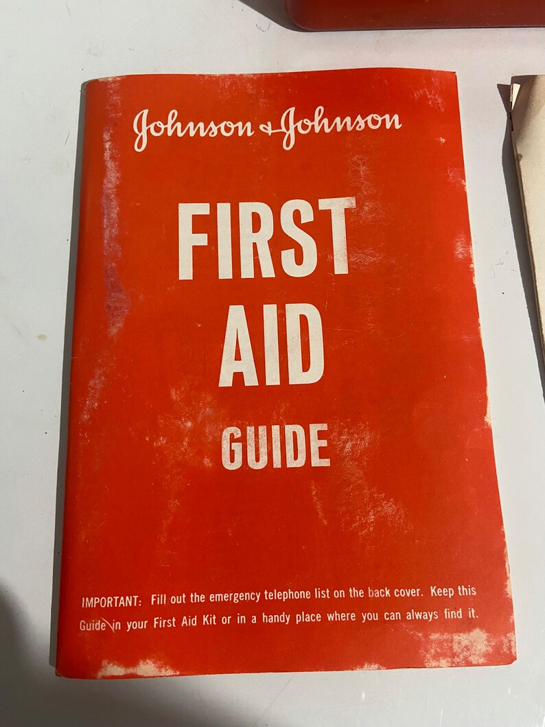 Johnson & Johnson Marine First Aid Kit From 1960s; Complete Set - Etsy