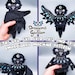 ITH Moonlight Raven Plush Embroidery Pattern Adorable Raven - Etsy