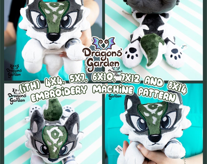 Custom Fanart Wolf Link Plushie Beanie, Legend, Inspired Plushie, Made ...