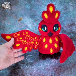 ITH Phoenix Plush Embroidery Pattern | Adorable Legendary Fire Bird ...