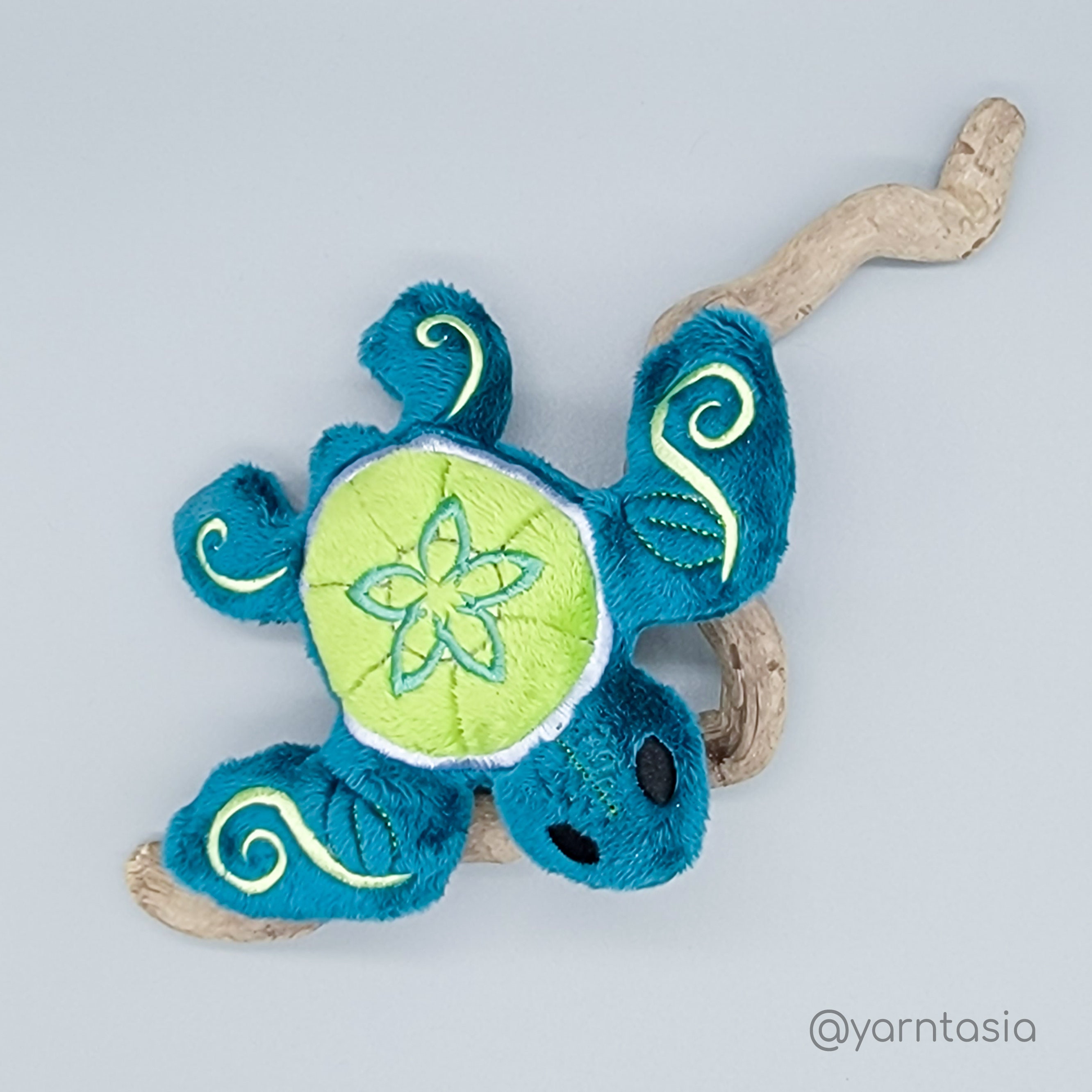 ITH Sea Flower Turtle Plushie | Turtles Plush Charm Keychain in the ...