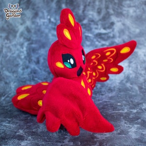 ITH Phoenix Plush Embroidery Pattern | Adorable Legendary Fire Bird ...