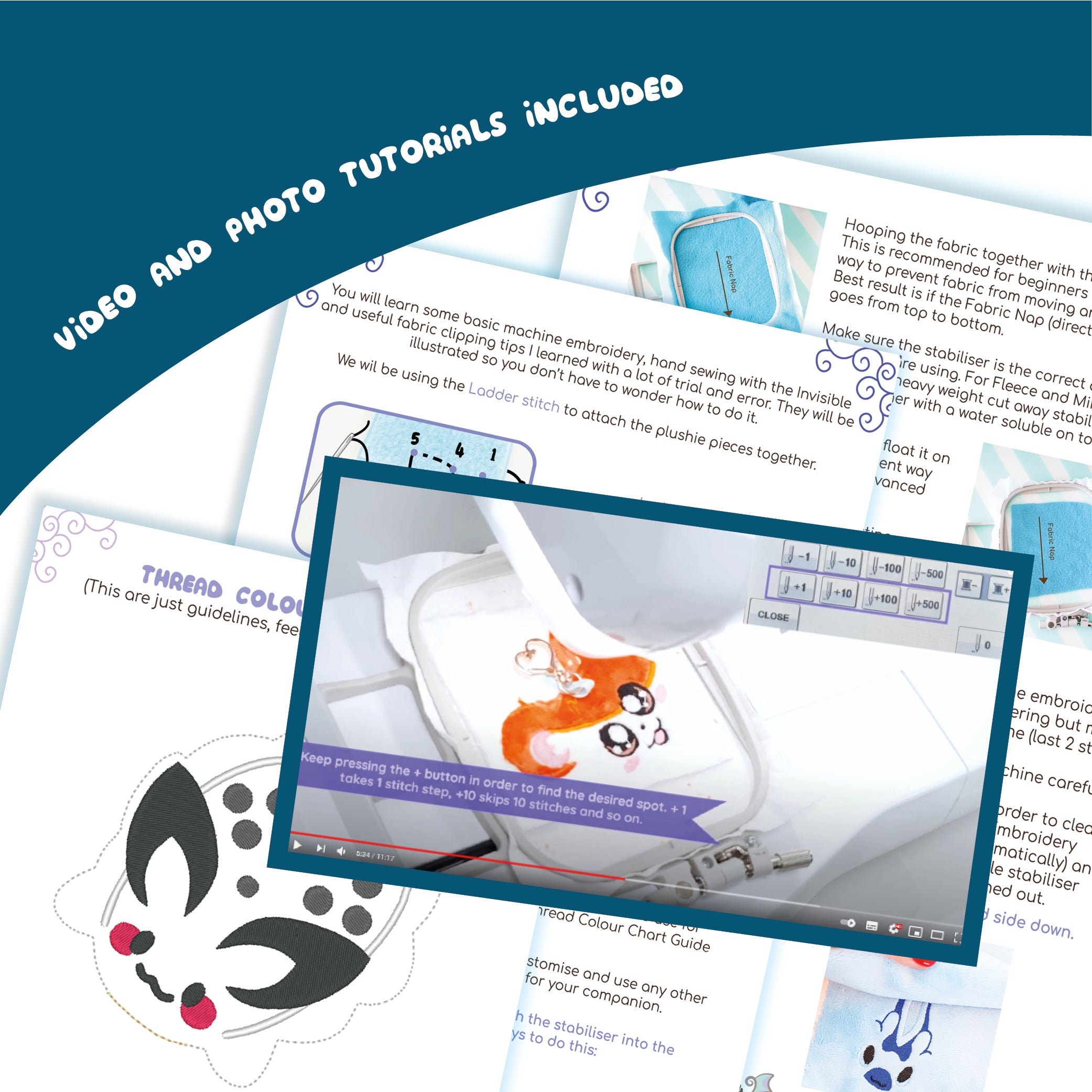 ITH Sea Bunny Slug Charm Plushie Pattern Fluffy Ocean Rabbit - Etsy UK