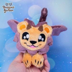 ITH Manticore Cub Plush Embroidery Pattern | Adorable Mythical Lion DIY ...