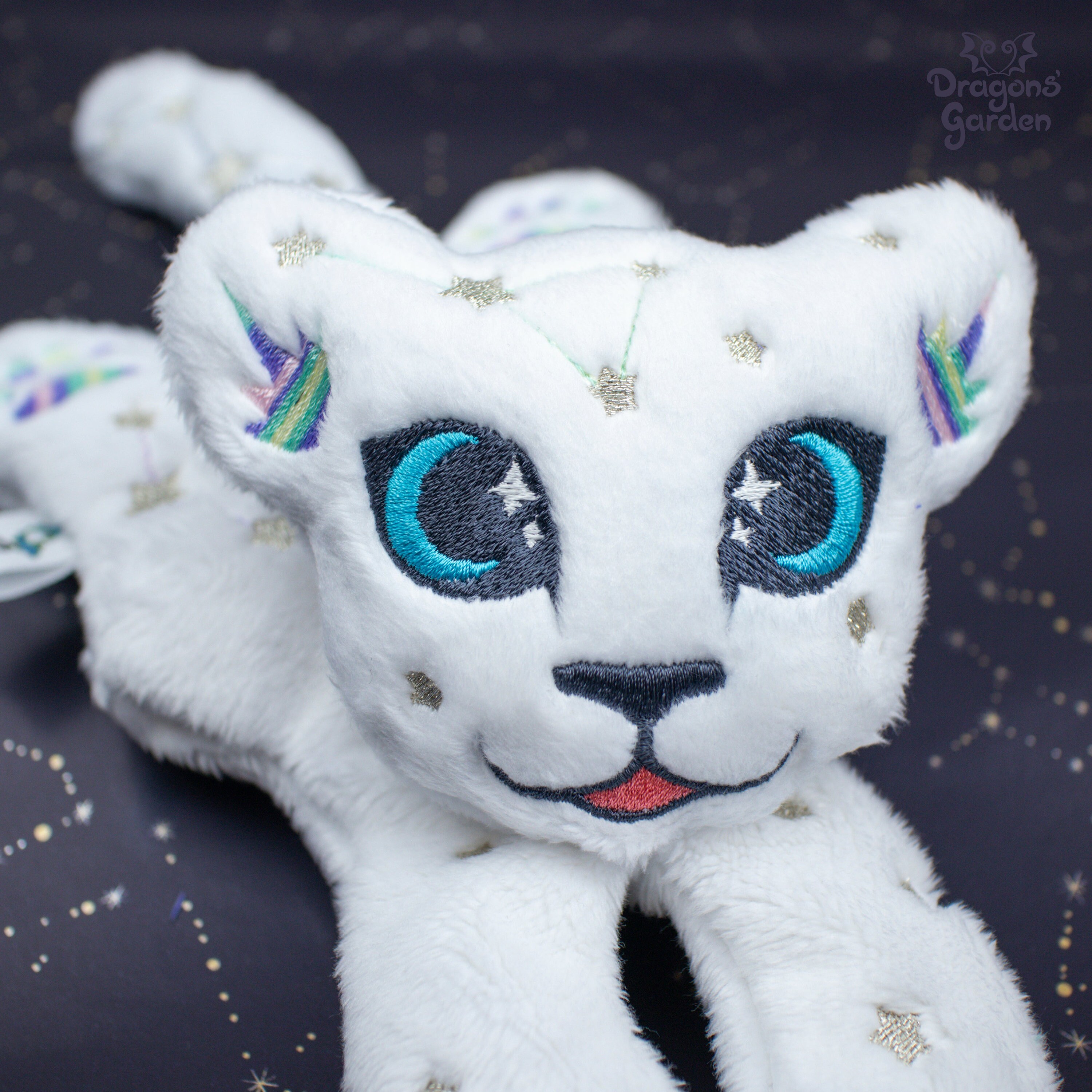 ITH Constellation Panther Plushie Embroidery Pattern | Adorable Stars ...