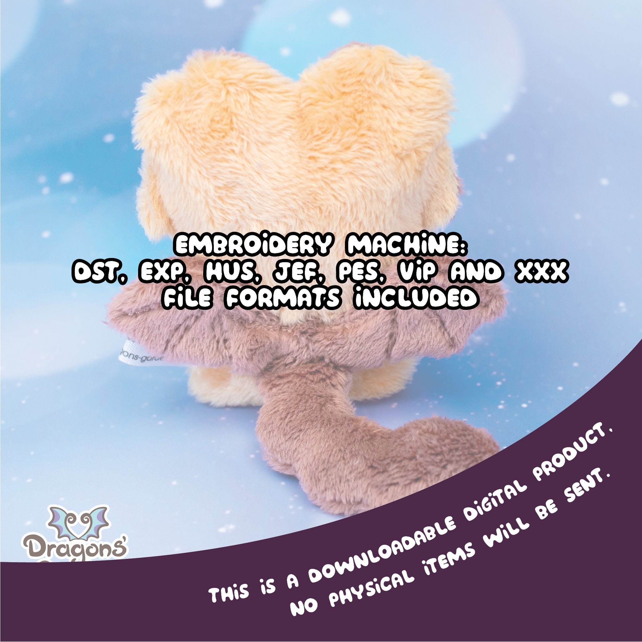 ITH Manticore Blob Plushie Pattern | Adorable Mythical Lion DIY Cub ...